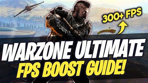 COD WARZONE Ultimate FPS Boost Guide For PC Boost FPS Fix Low GPU