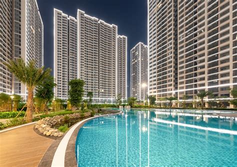 Những phân khu có hồ bơi nội khu tại Vinhomes Smart City