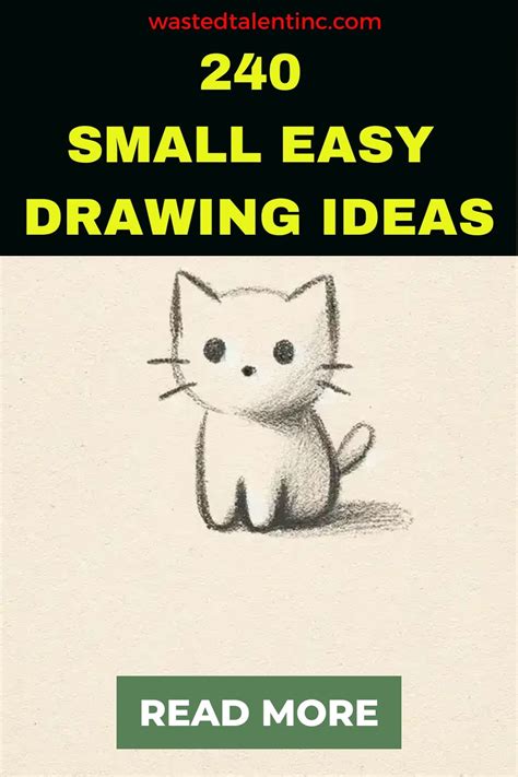 240 Small Easy Drawing Ideas Fun Sketches For Beginner Artists Small