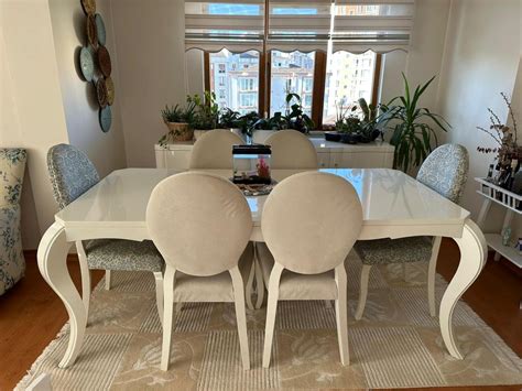 Klas K Yemek Masasi Modern St Kbal Masa Takim