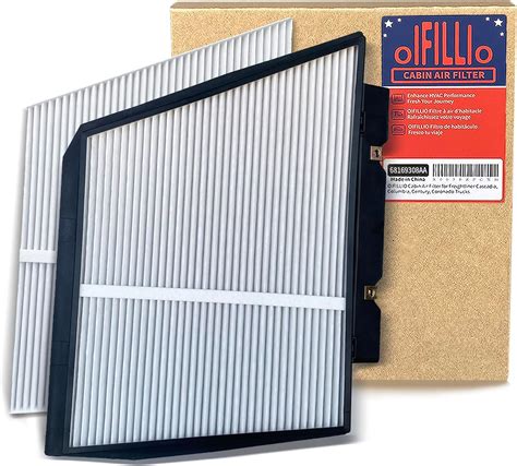 Amazon OIFILLIO Cabin Air Filter For Ram ProMaster 1500 ProMaster