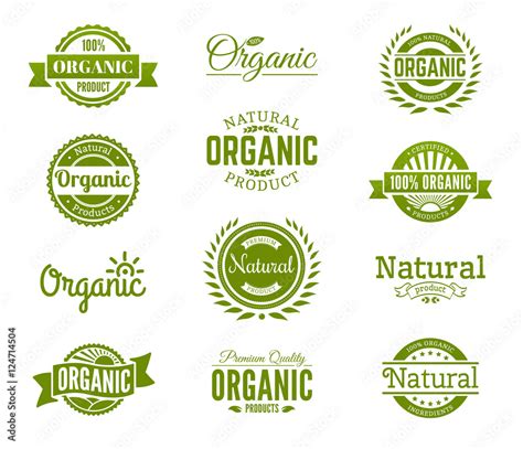 100 Organic Logo Collection Of Healthy Organic Food Labels Logos