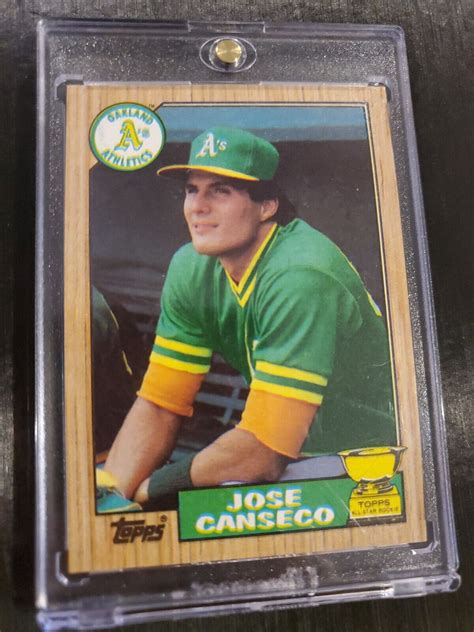 Jose Canseco Rookie Card 1987 Topps 620 EBay