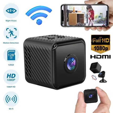 Câmera sem fio Mini Câmeras WiFi HD 1080P Câmera De Segurança Doméstica