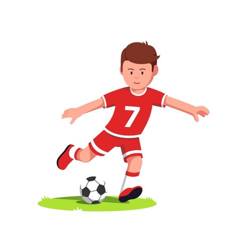 Soccer Kick Cartoon