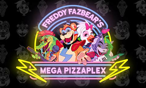 Freddy Fazbears Mega Pizzaplex Logo Wallpaper Remake