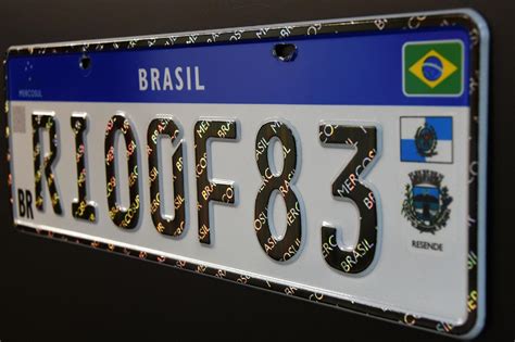Veja Detalhes Da Nova Placa Mercosul Brasileira