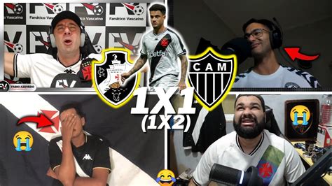 REAÇÕES VASCAINAS ELIMINADOS E TRISTEZA TOTAL VASCO 1X1 ATLÉTICO MG