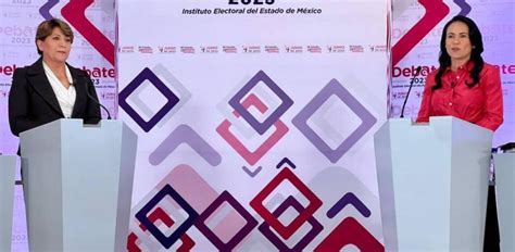 Primer debate entre Delfina Gómez y Alejandra Del Moral transcurre