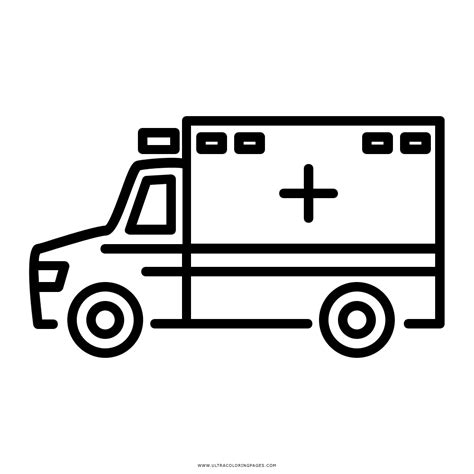 Dibujo De Ambulancia Para Colorear Ultra Coloring Pages