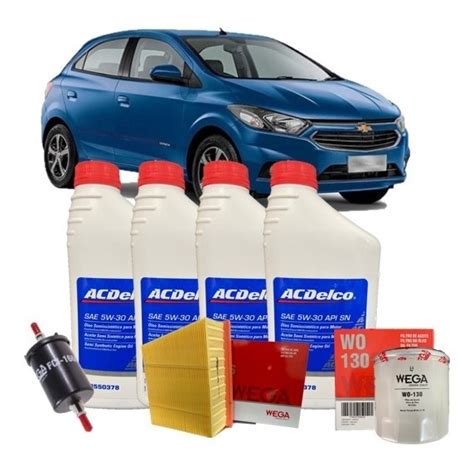 Kit Troca De Óleo 5w30 Onix 1 0 1 4 2012 2013 2014 2015 2016 Frete grátis