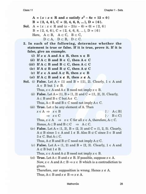 ncert solutions for class 11 maths chapter 1 sets pdf download