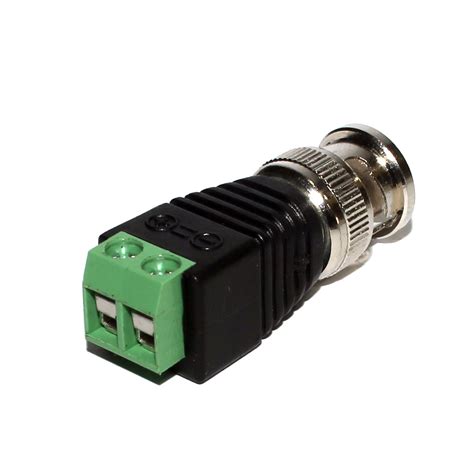 Conector BNC Macho Borne para Fio Eletropeças