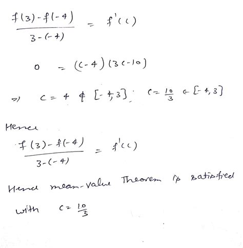 [solved] can you solve these mean value theorem problems can you also show course hero