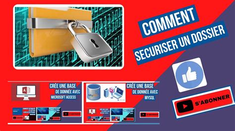 Securiser Un Dossier Avec Un Mot De Passe Sous Windowspartie2 YouTube