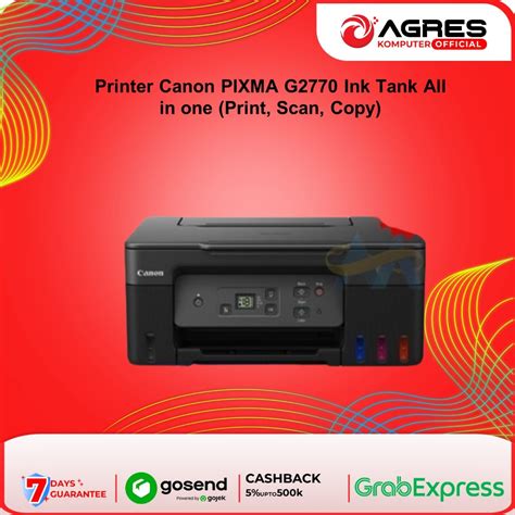 Jual Printer Canon PIXMA G2770 Ink Tank All In One Print Scan Copy