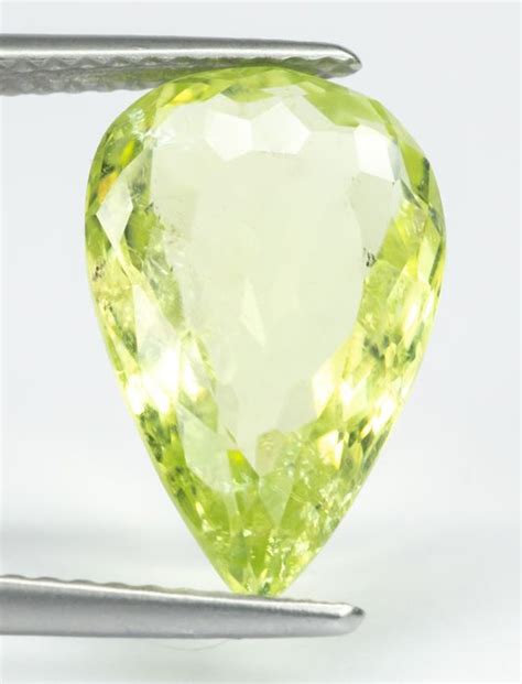 No Reserve Yellowish Green Paraiba Tourmaline Ct Catawiki