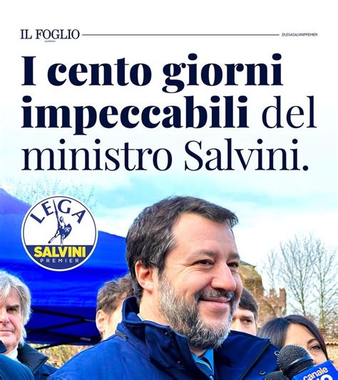 Claudio Cerasa On Twitter Il Foglio Scrive Che Salvini Quando Parla