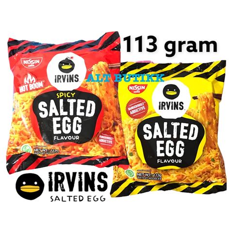 Jual Irvins X Nissin Salted Egg Instant Noodles Gr Original