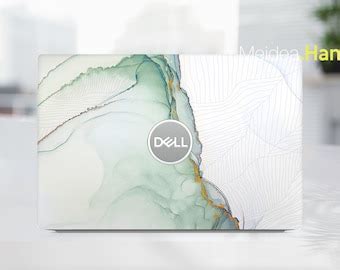 Dell G15 Laptop Skin Xps Decal Blue Marble Texture Etsy