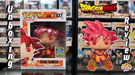 Dragon Ball Super Sdcc Exclusive Super Saiyan God Goku Funko Pop