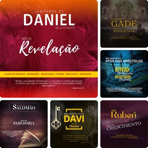 Artes para Igrejas Gospel Editáveis no Canva 03 Pack 26 Posts