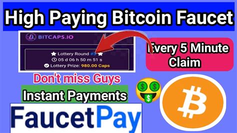 High Paying Bitcoin Site Claim Bits Every 5 Minute Instant