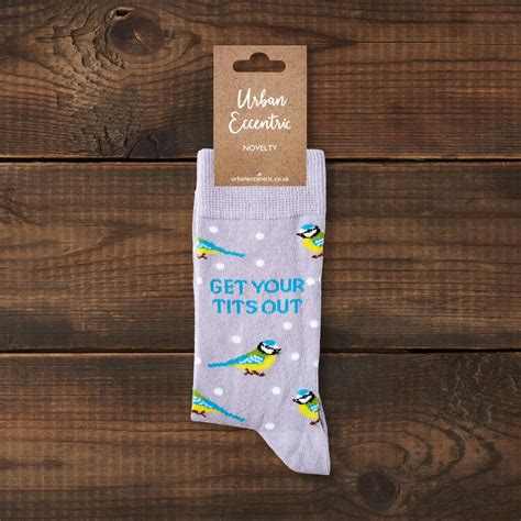 Unisex Get Your Tits Out Socks By Urban Eccentric