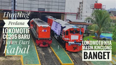 Akhirnya Lokomotif CC 205 Datang Di Pulau Sumatera Lokomotifnya Masih