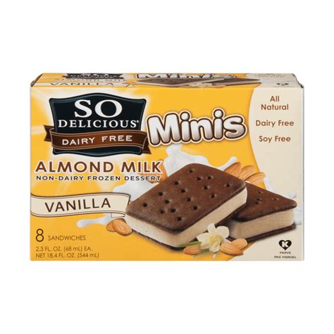 Save On So Delicious Almond Milk Non Dairy Frozen Dessert Minis Ct