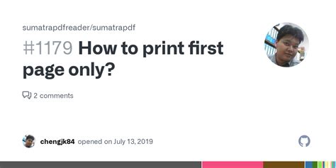 how to print first page only · issue 1179 · sumatrapdfreader sumatrapdf · github