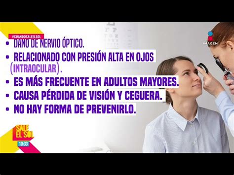 Cómo saber si tienes Glaucoma Aquí las causas y los síntomas