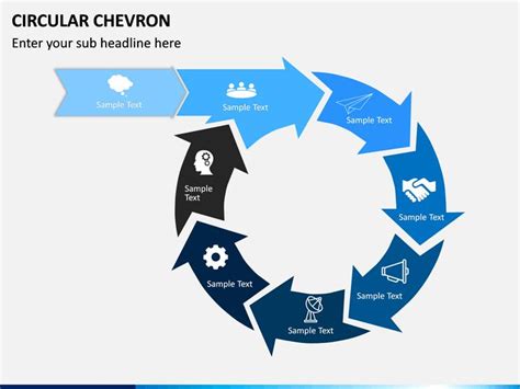 Circular Chevron For Powerpoint And Google Slides