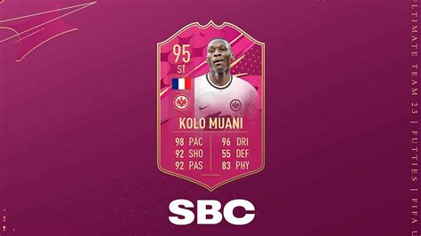 Randal Kolo Muani Futties SBC FIFA 23 Randal Kolo Muani Futties SBC