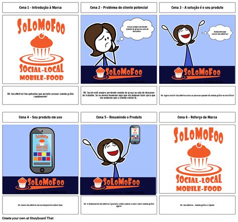 Reforçador de Marca Exemplo Storyboard por pt examples