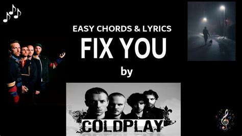Fix You By Coldplay Easy Guitar Chords And Lyrics YouTube