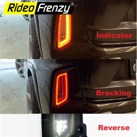 Buy Grand Vitara LED Bumper Reflector Lights Triple Function RideoFrenzy