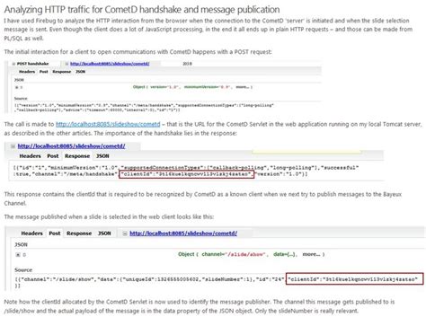 Create Simple Java Application To Post JSON Message To CometD Bayeux