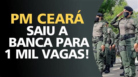 Concurso Pm Ce Soldado Idecan A Banca Vagas Youtube