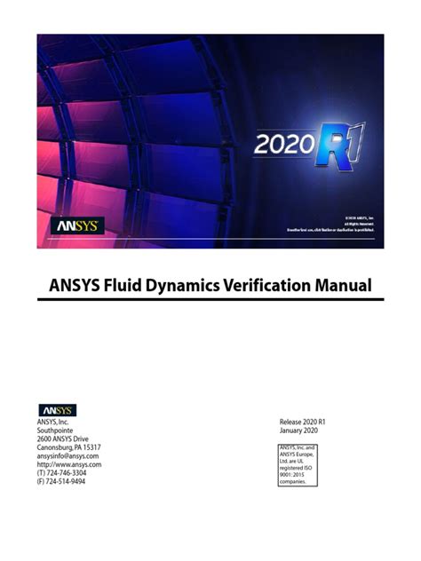 ansys fluid dynamics verification manual pdf fluid dynamics boundary layer