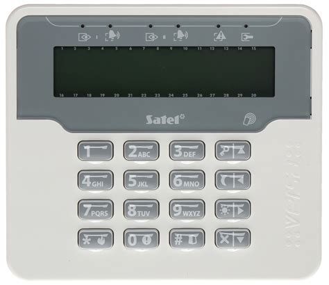 KEYPAD FOR ALARM CONTROL PANEL VERSA LCDR WH SATEL Keypads With