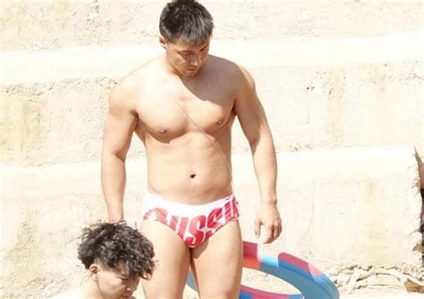 Big Asian Swimmer Bulge My Own Private Locker Room