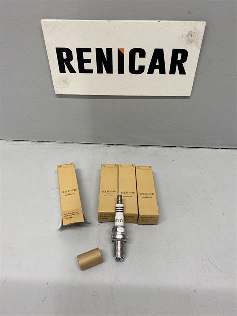 Spark Plug Set Of 4 For Audi Seat Skoda VW Vehicles 101000033AA BKUR6ET