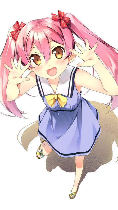 Wallpaper Hentai Ouji To Warawanai Neko Kantoku Pink Hair Looking