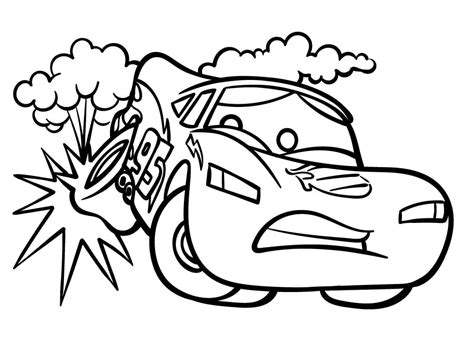 Desenhos de Relâmpago Mcqueen Imprimível Grátis para Colorir e Imprimir