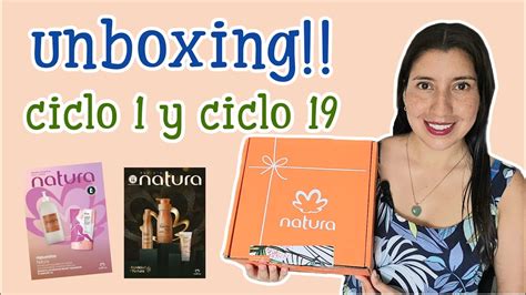 Unboxing Ciclo Y Ciclo Pedido Digital Natura Youtube