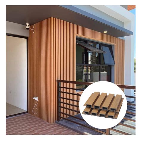 Weather Resistant Co Extrusion WPC Wood Plastic Composite Wall Cladding