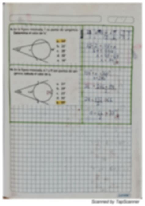 SOLUTION Ngulos En La Circunferencia Studypool