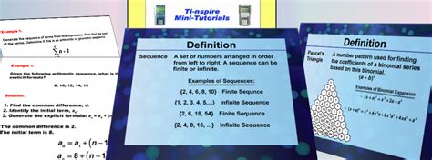 sequences and series collection media4math