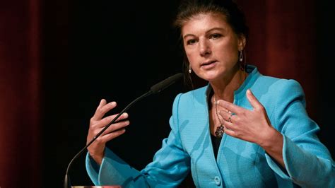 Parteien Bündnis Sahra Wagenknecht präsentiert sich in Berlin